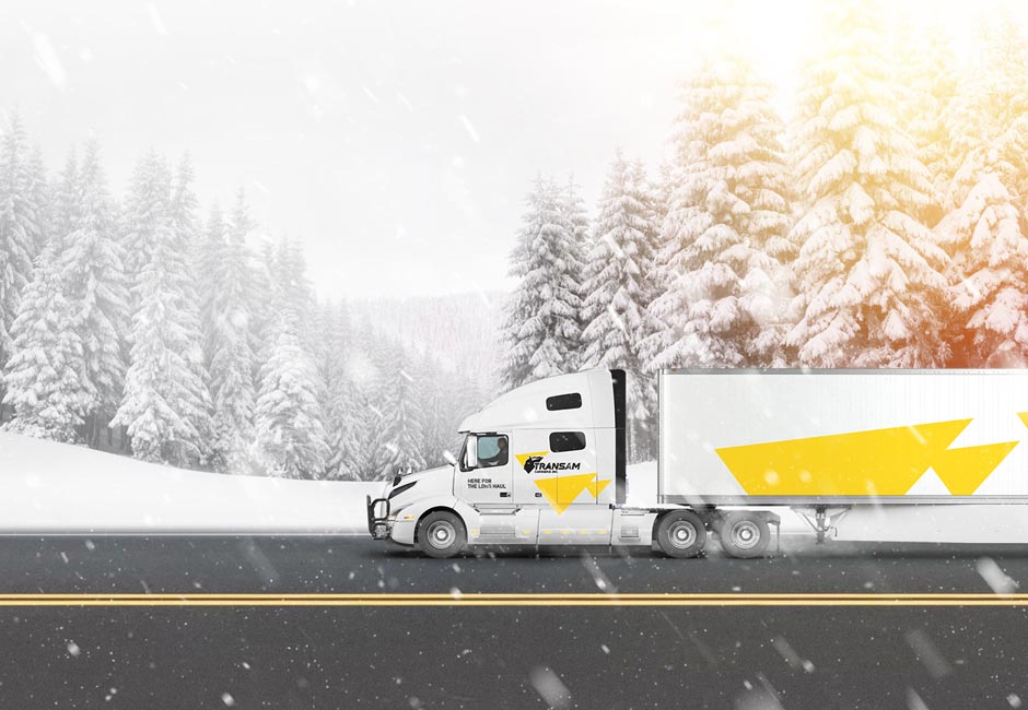 Essential winter tips for truck drivers from Transam Carriers